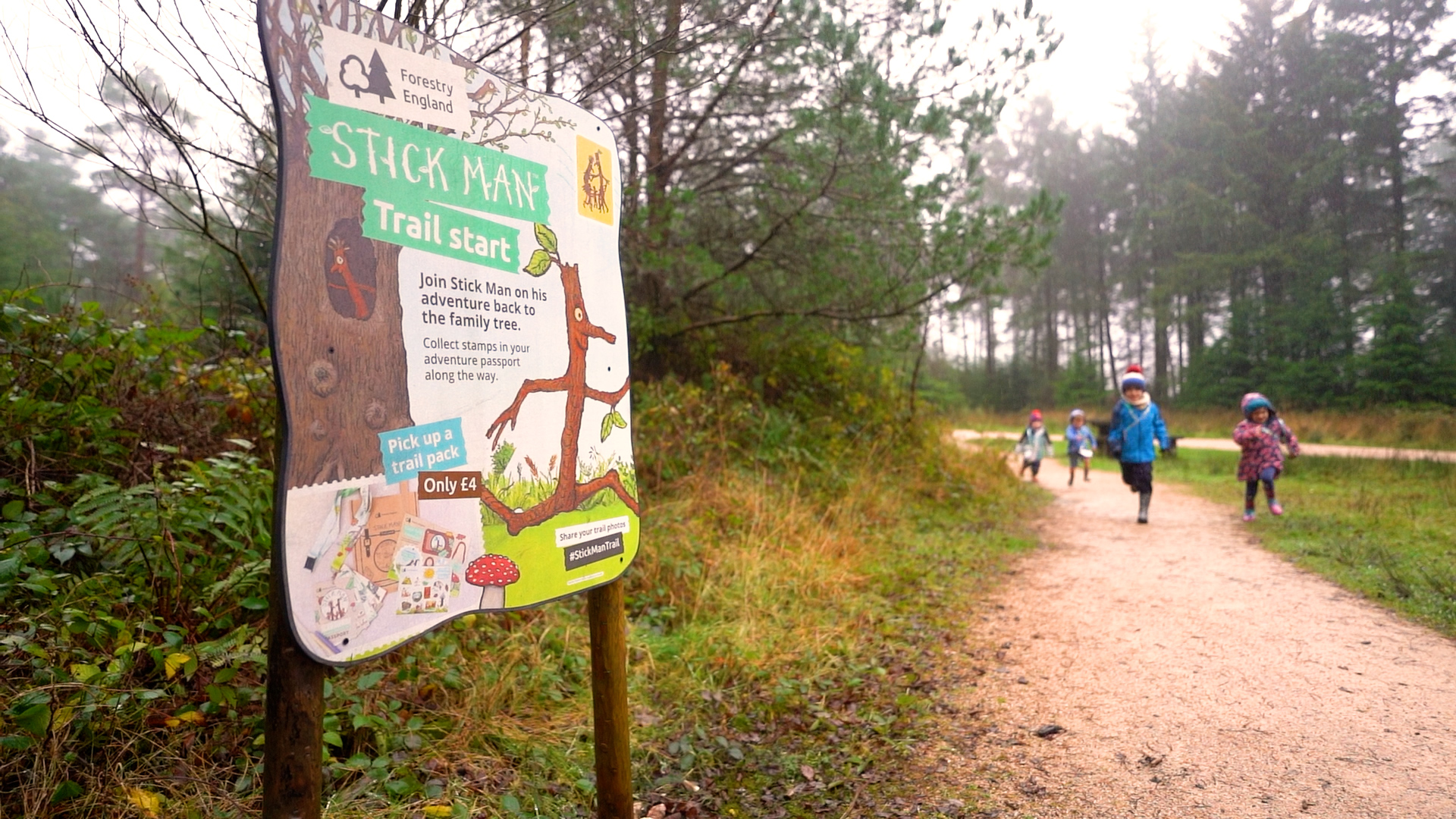 Stick Man activity trail at Haldon Forest Park - VisitDartmoor